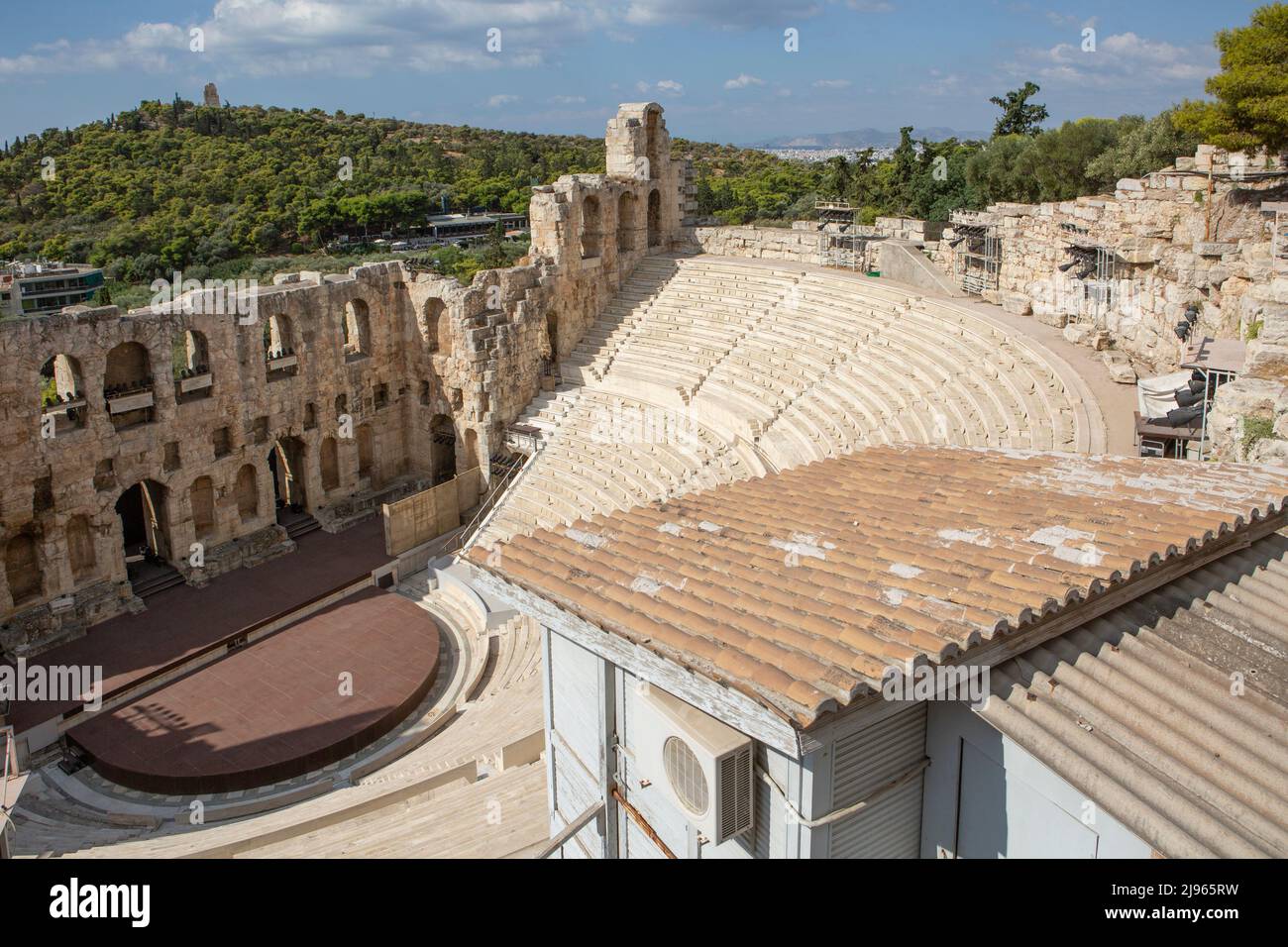 Amphitheatre of the Acropolis of Athens Stock Photo - Alamy