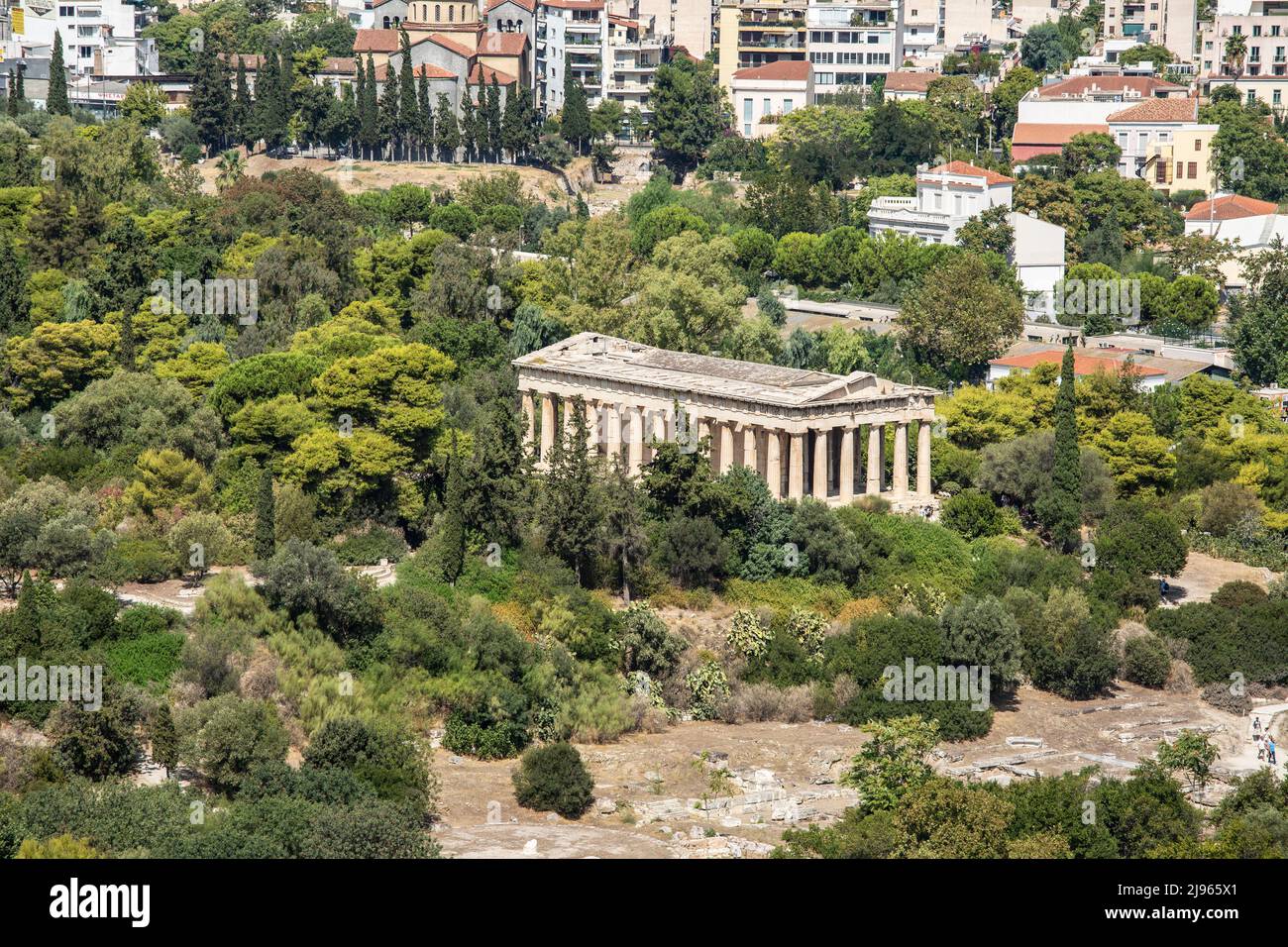 Athens-Greece, September 13, 2015 cityscape of Athens taken from the ...