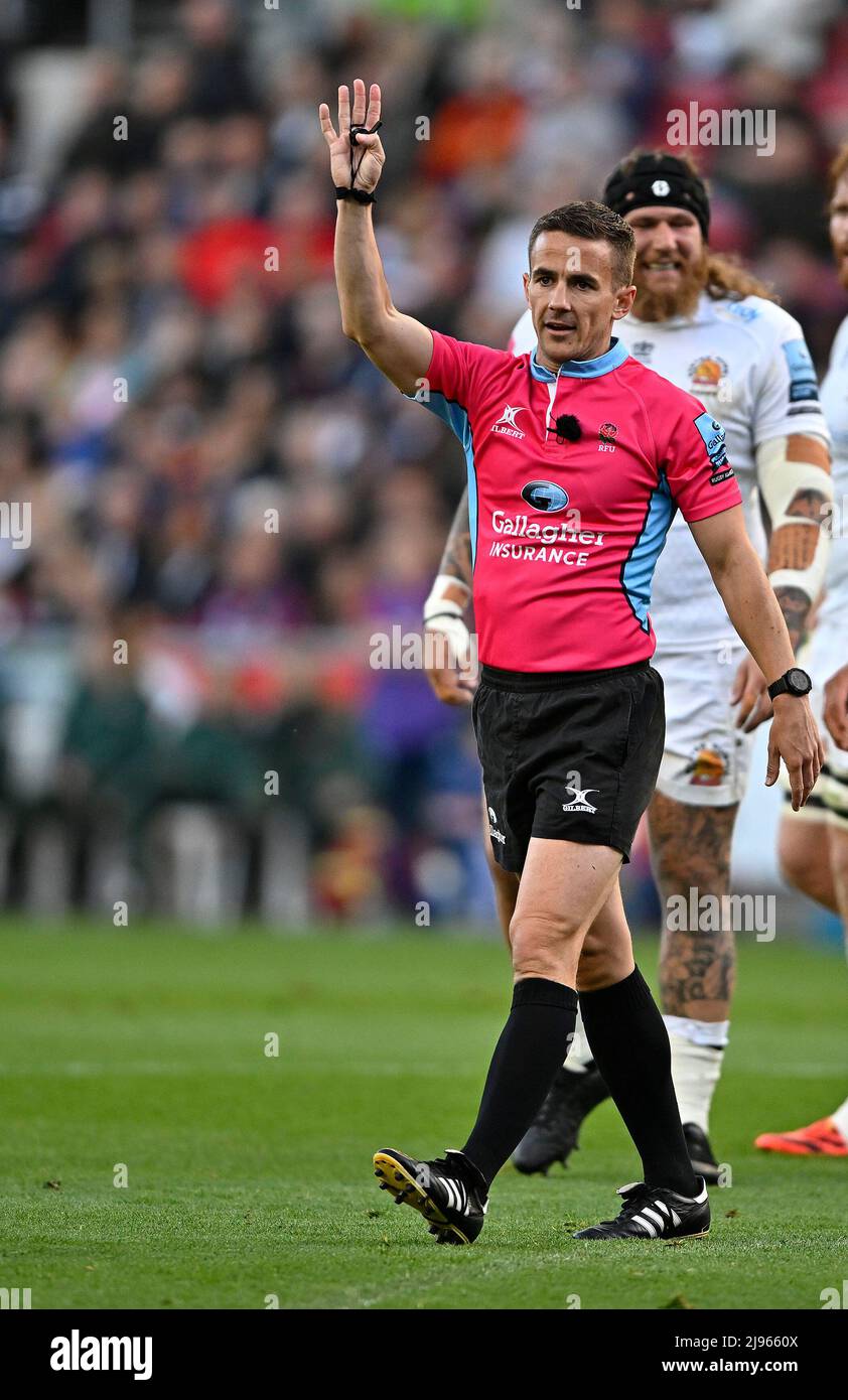 Bristol, United Kingdom. 20th May, 2022. Premiership Rugby. Bristol ...