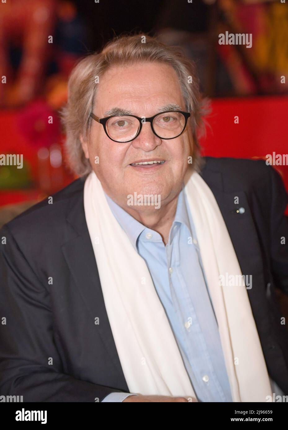 Munich, Germany. 20th May, 2022. Helmut Markwort shows off at his 85th ...