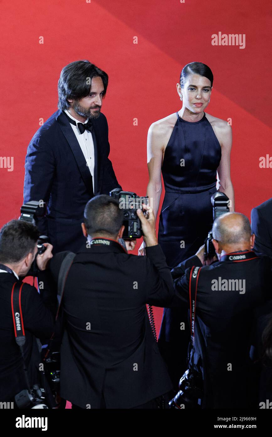 Cannes, France. 20th May, 2022. Charlotte Casiraghi and French producer ...