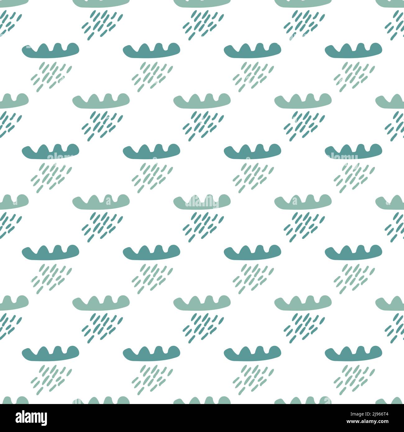 Seamless clouds vector simple pattern Stock Vector Image & Art - Alamy