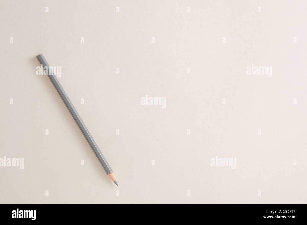 isolated Grey pencil with white background Stock Photo - Alamy