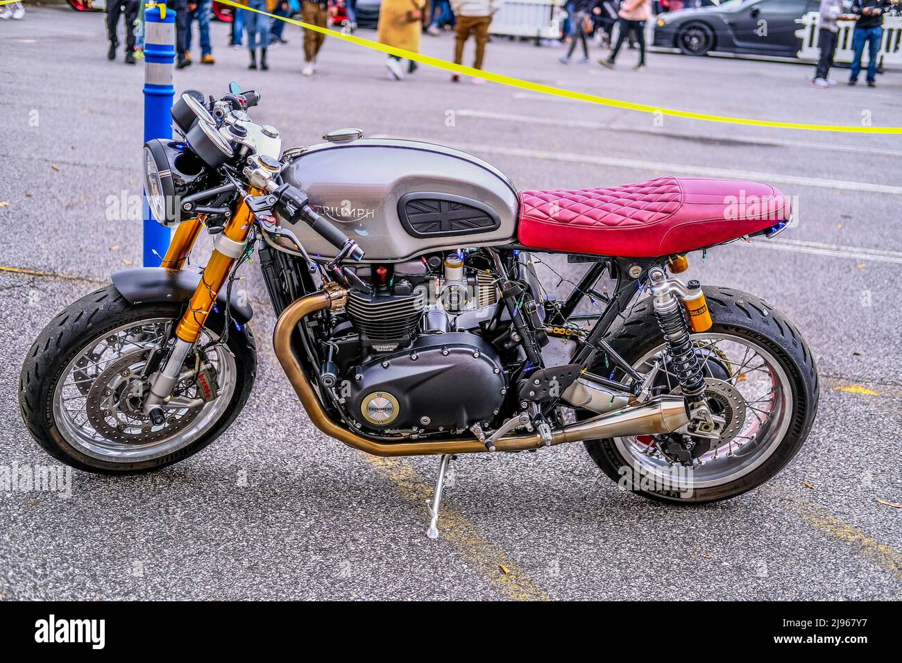 ATLANTA, GEORGIA - December 5, 2021: Caffeine and Octane is a ...