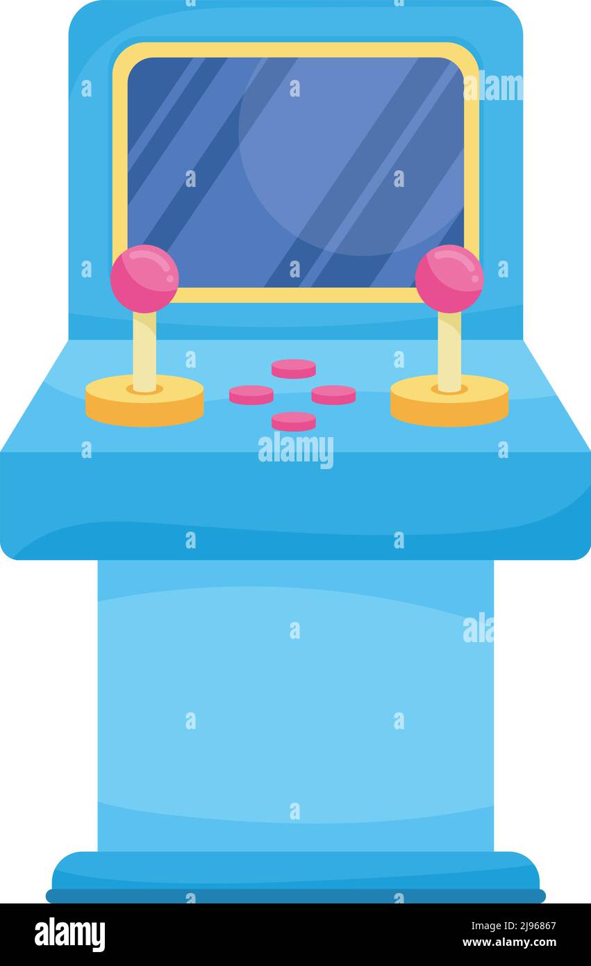 retro game electronic machine icon Stock Vector Image & Art - Alamy