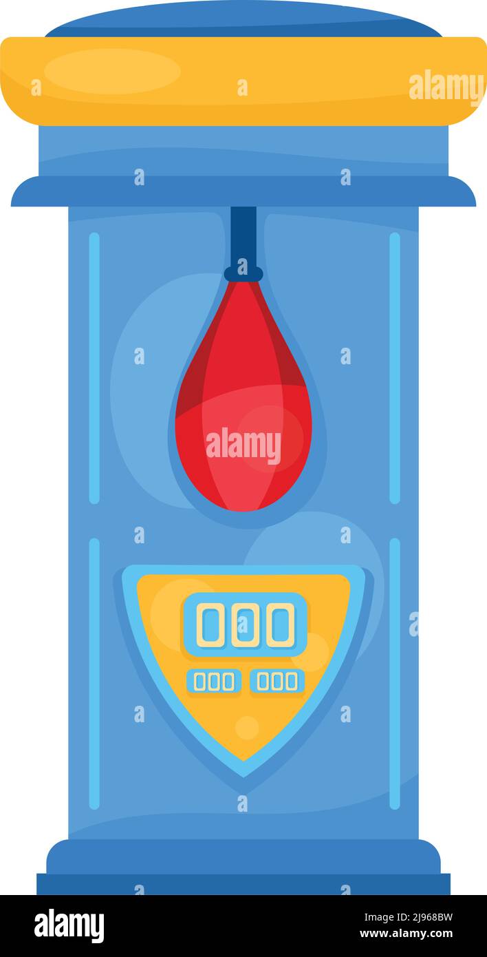 boxing punch game machine icon Stock Vector Image & Art - Alamy