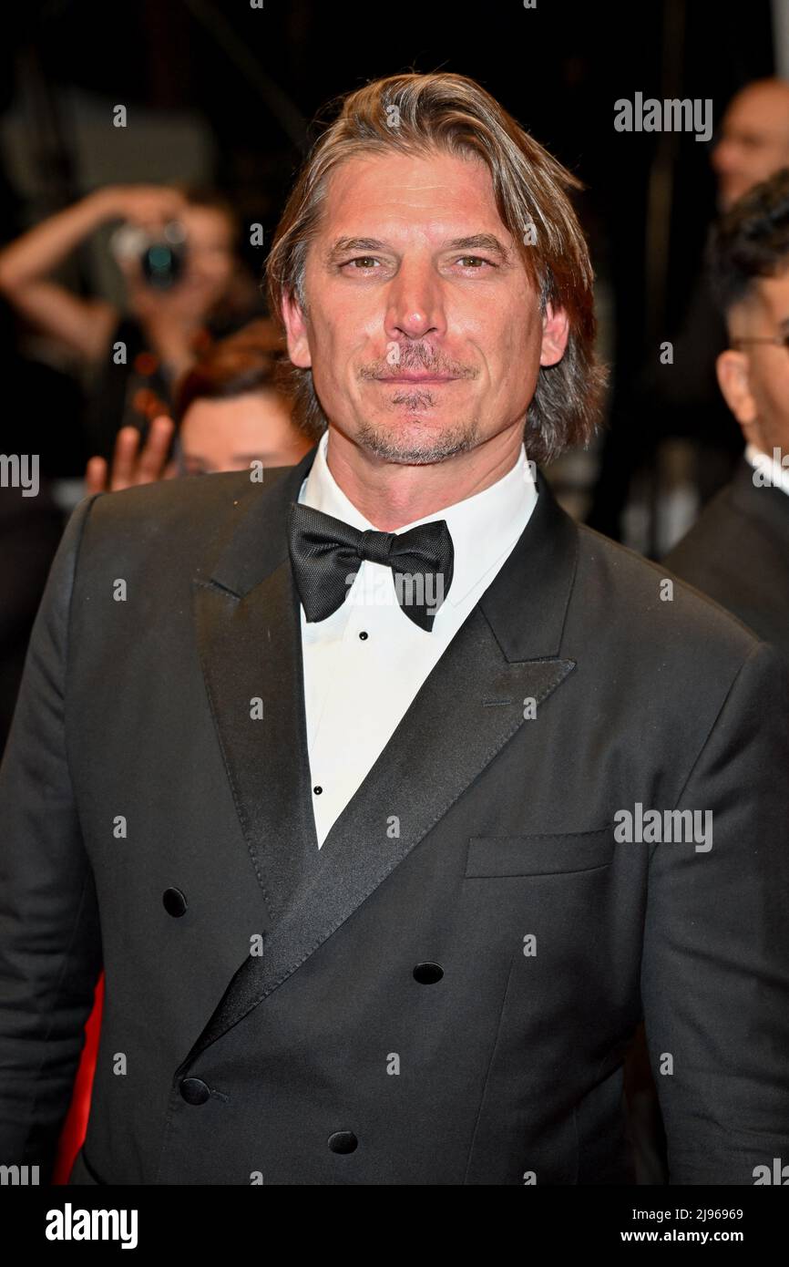 Cannes, France. 20th May, 2022. Luka Peros attending the premiere of ...