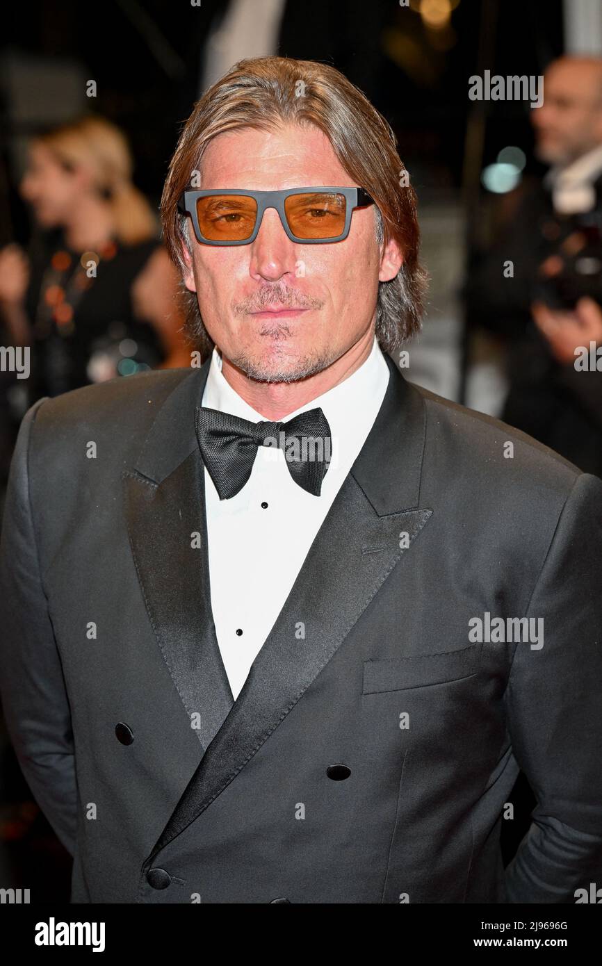 Cannes, France. 20th May, 2022. Luka Peros attending the premiere of ...