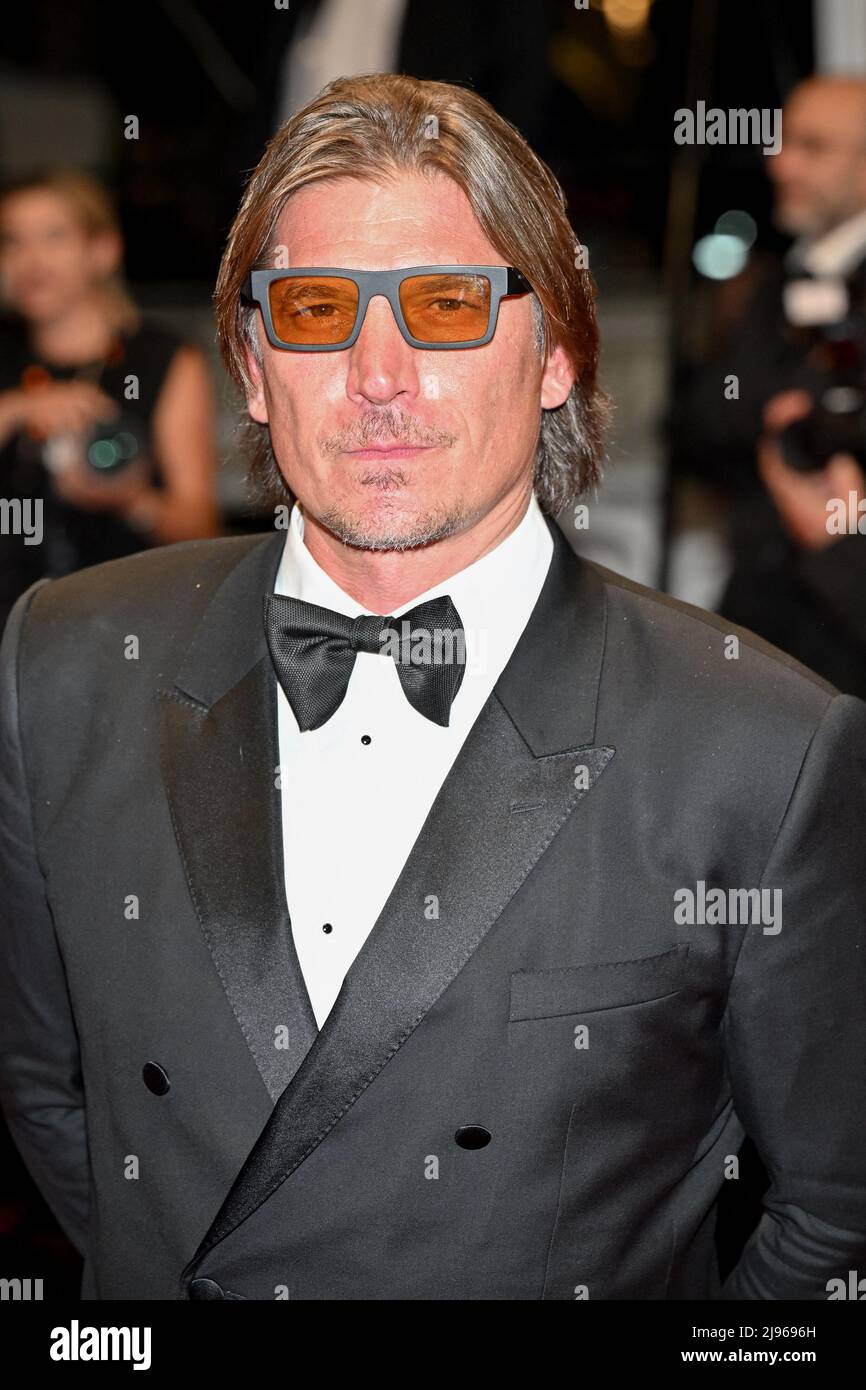 Cannes, France. 20th May, 2022. Luka Peros attending the premiere of ...