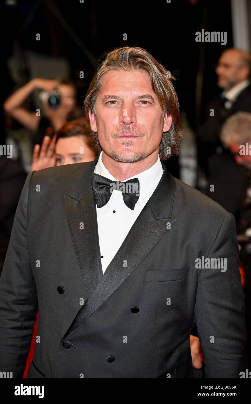 Cannes, France. 20th May, 2022. Luka Peros attending the premiere of ...