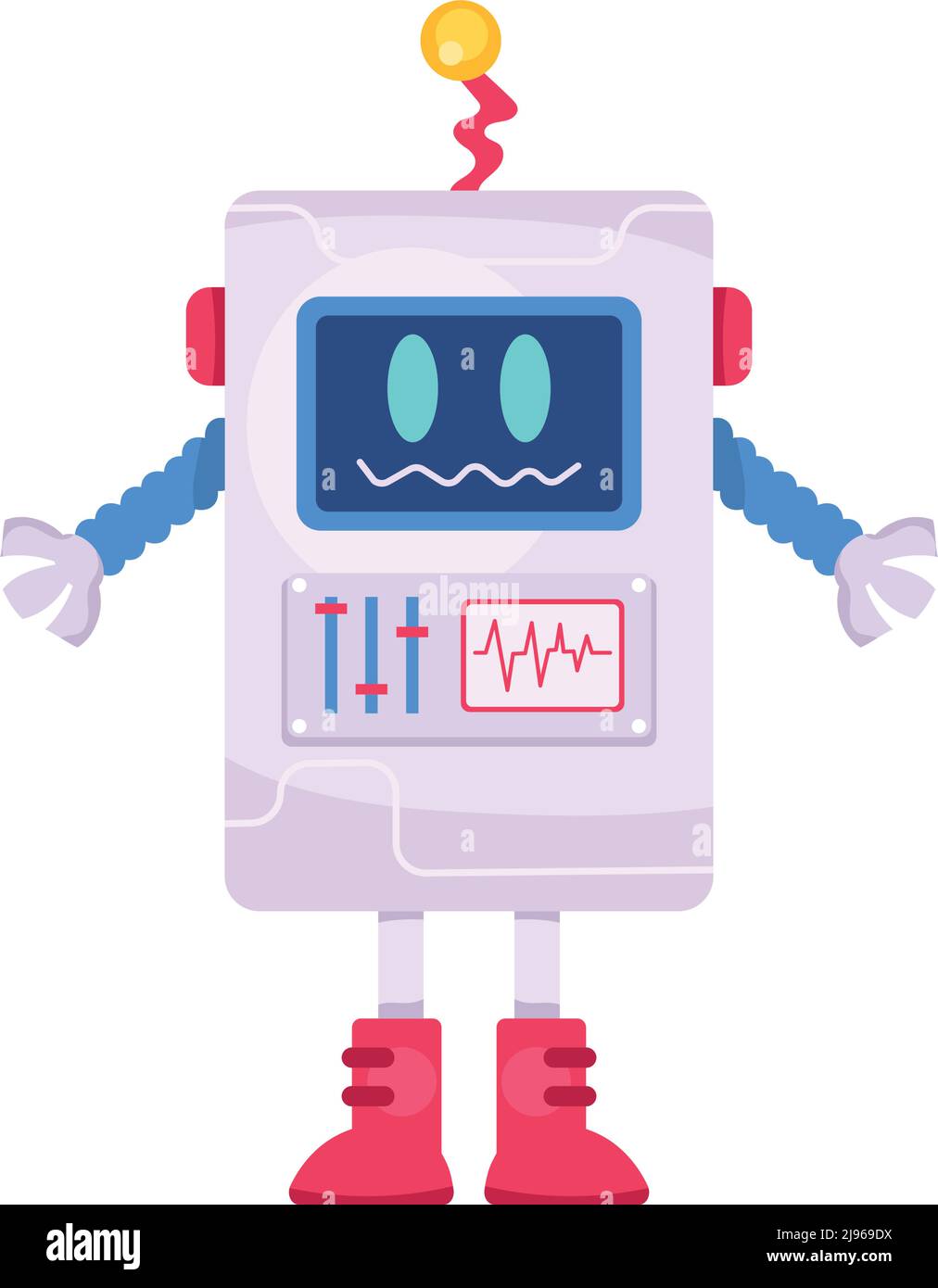 electric square robot future icon Stock Vector Image & Art - Alamy