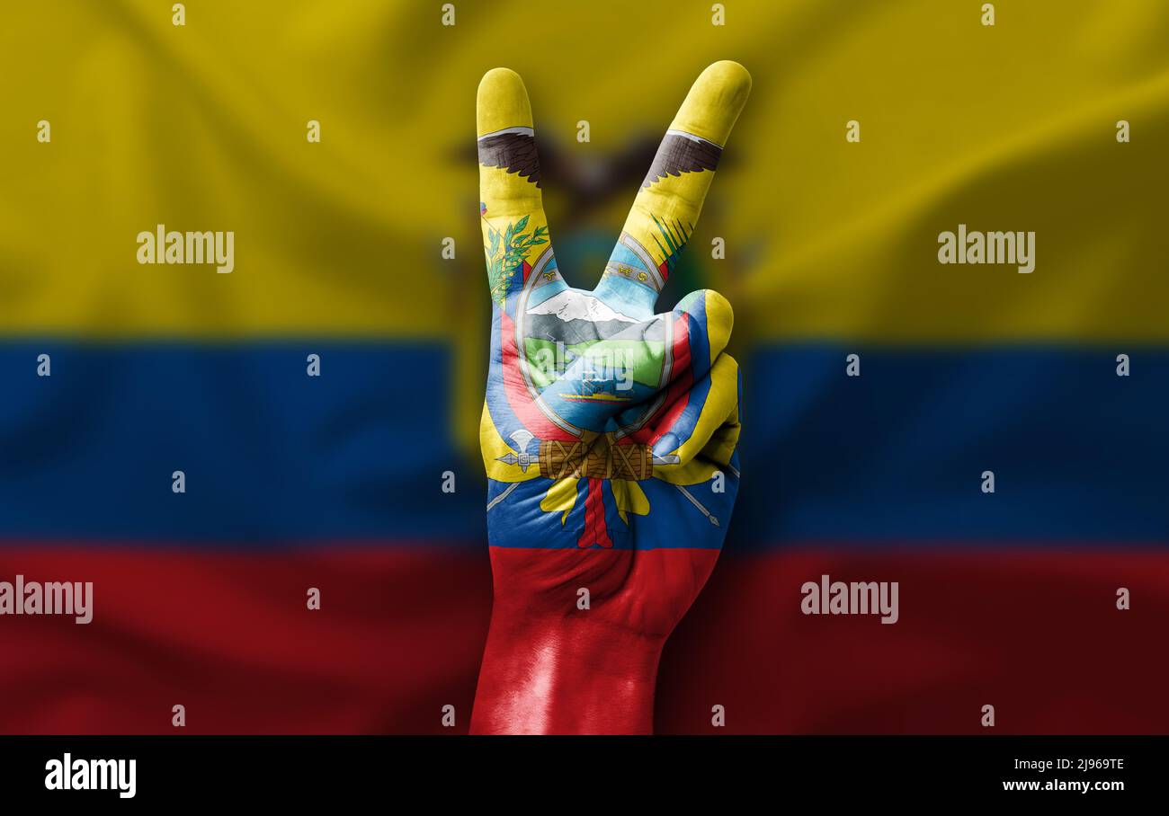 Fabric flag ecuador hi-res stock photography and images - Alamy