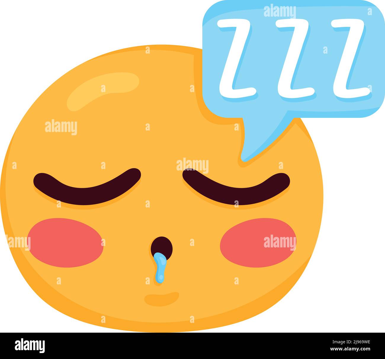 asleep emoji face character icon Stock Vector Image & Art - Alamy