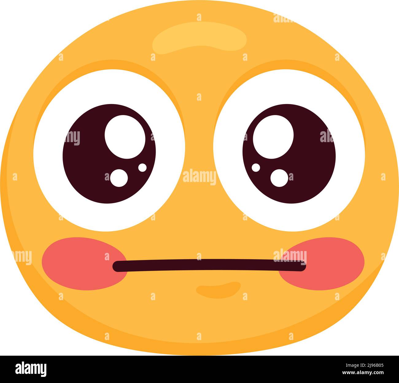 scared emoji face character icon Stock Vector Image & Art - Alamy