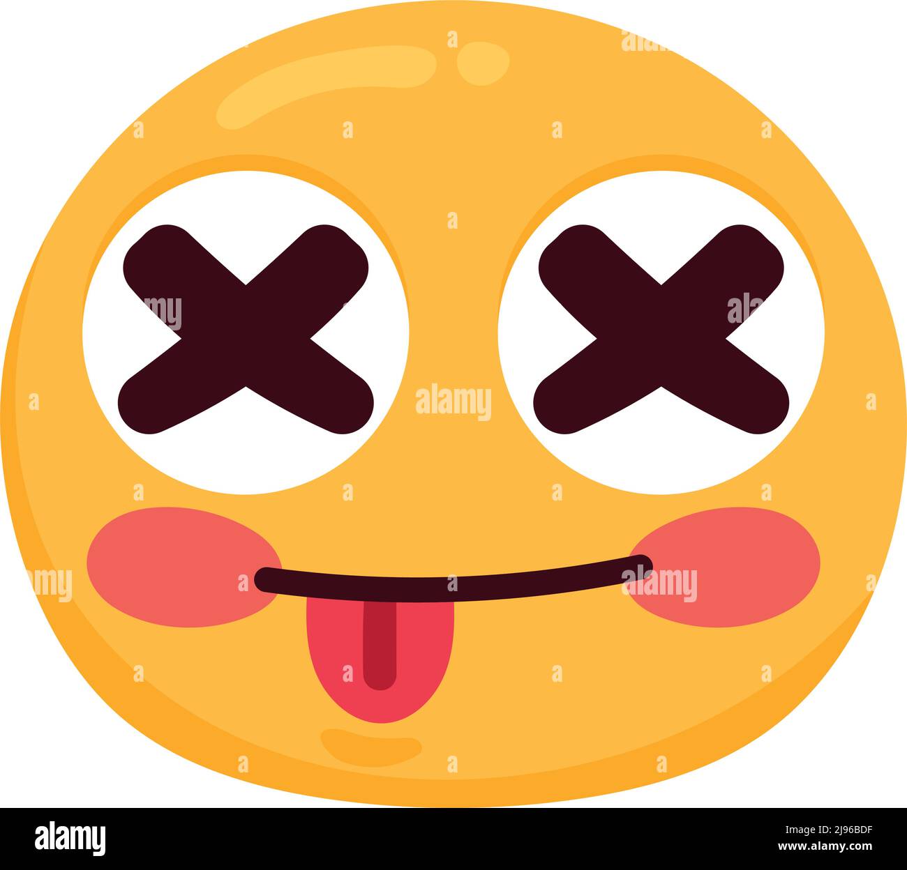 crazy emoji face character icon Stock Vector Image & Art - Alamy