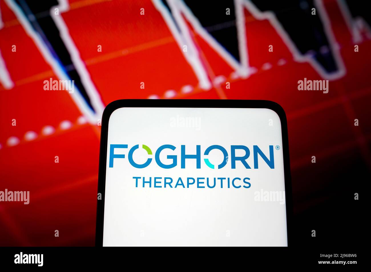 In this photo illustration, the Foghorn Therapeutics logo seen ...