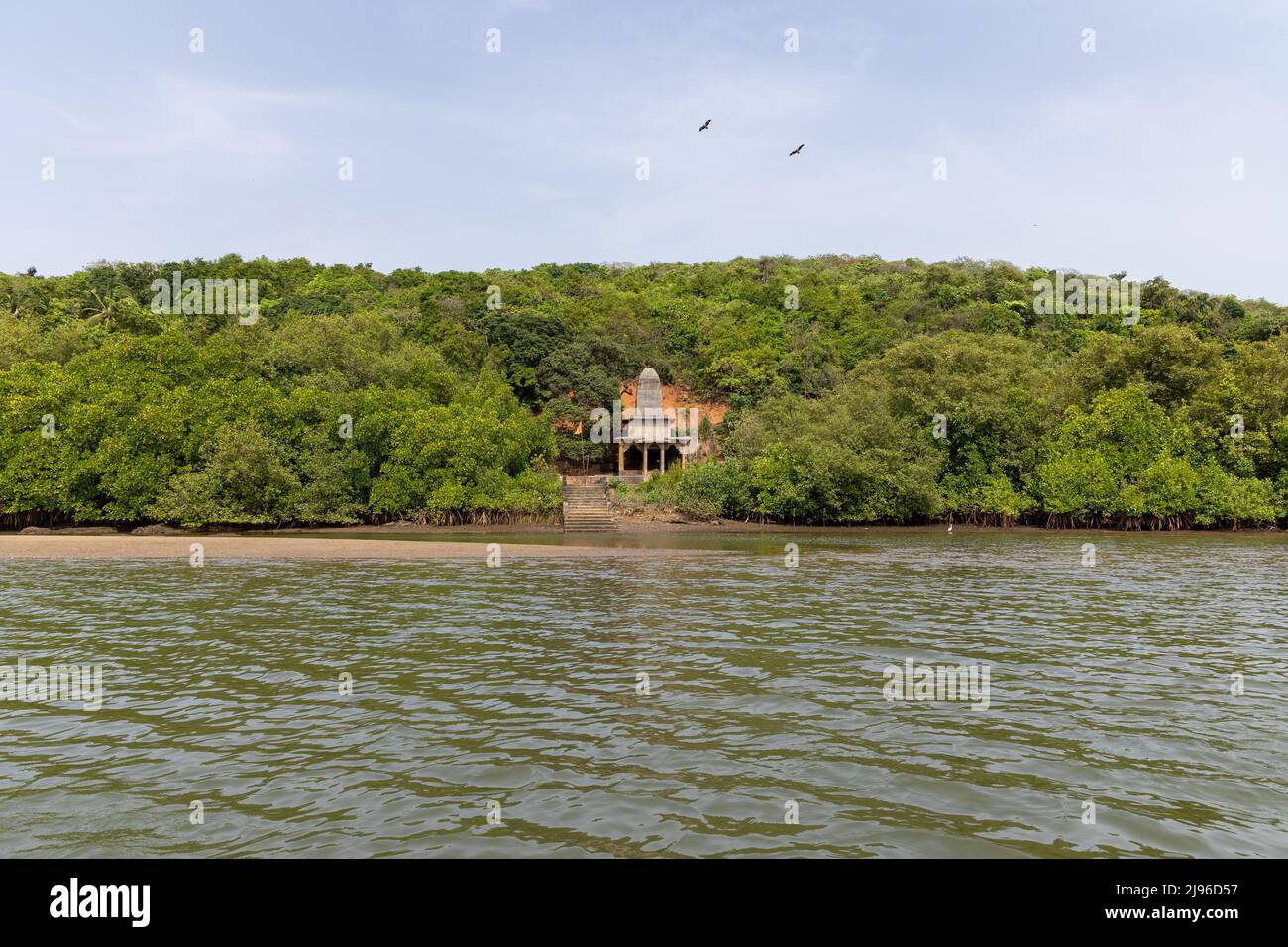 Pach Pandav Temple under restoration on the banks of Karli River in ...