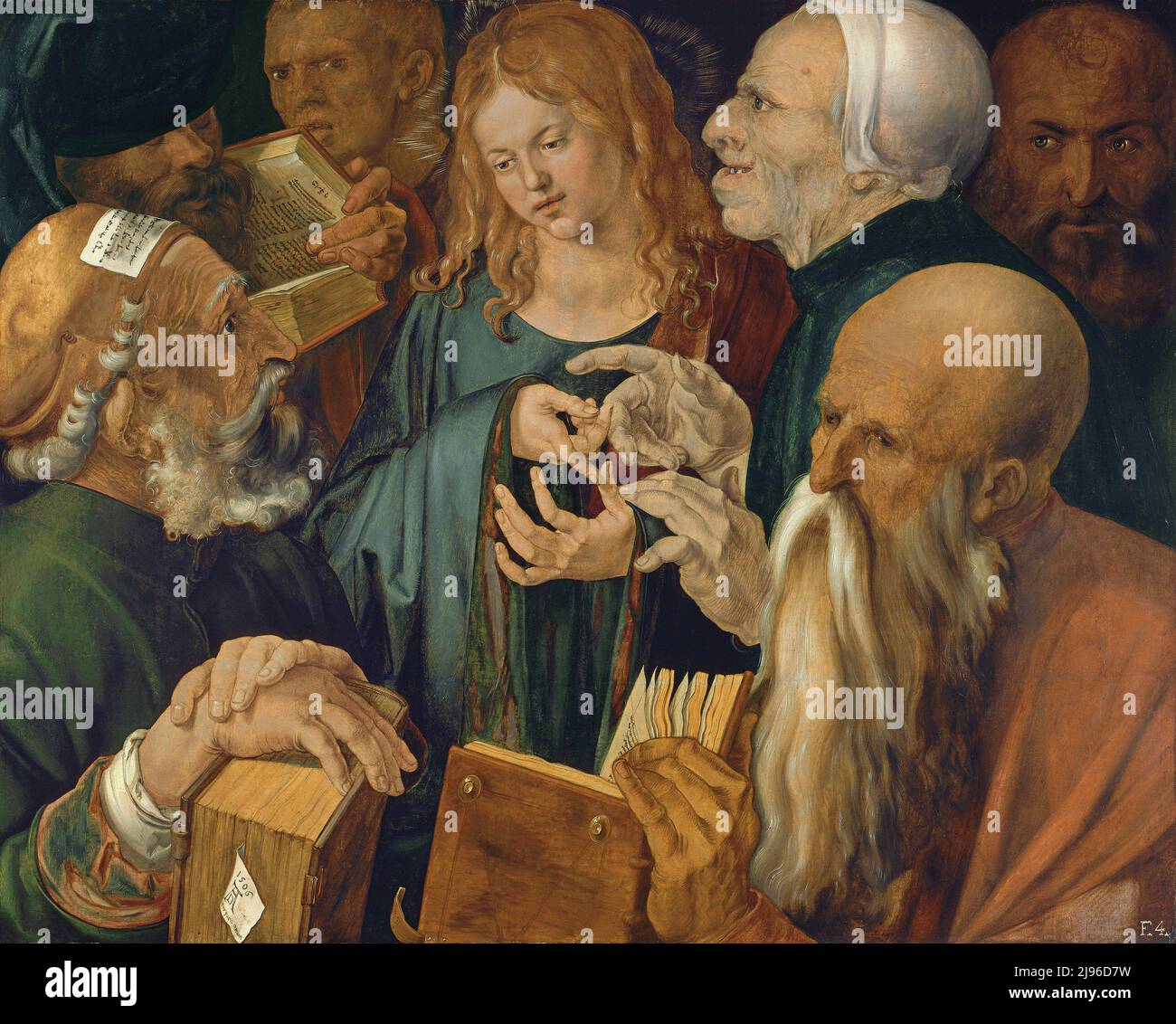 Jesus among the doctors of the temple hi-res stock photography and ...