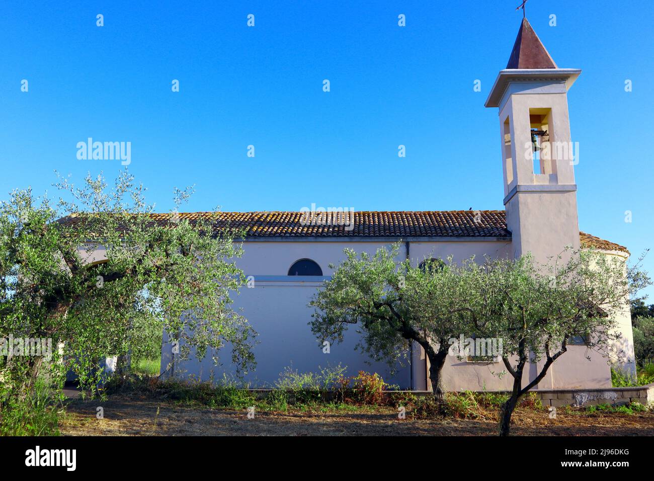 Ortona Italy, San Donato church near The Moro River Canadian War ...