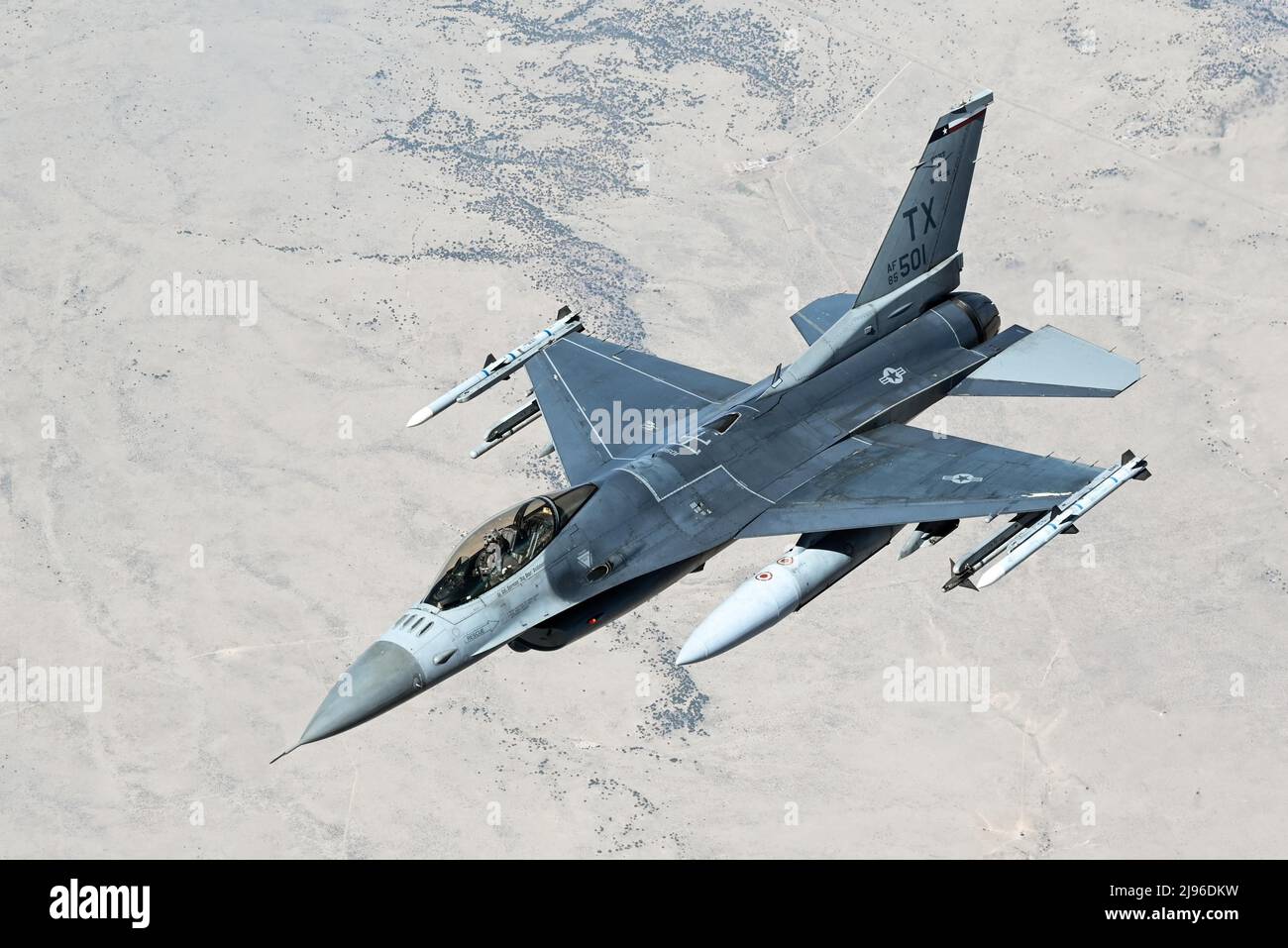 An F-16 from the 457th Fighter Squadron, at Naval Air Station Joint ...