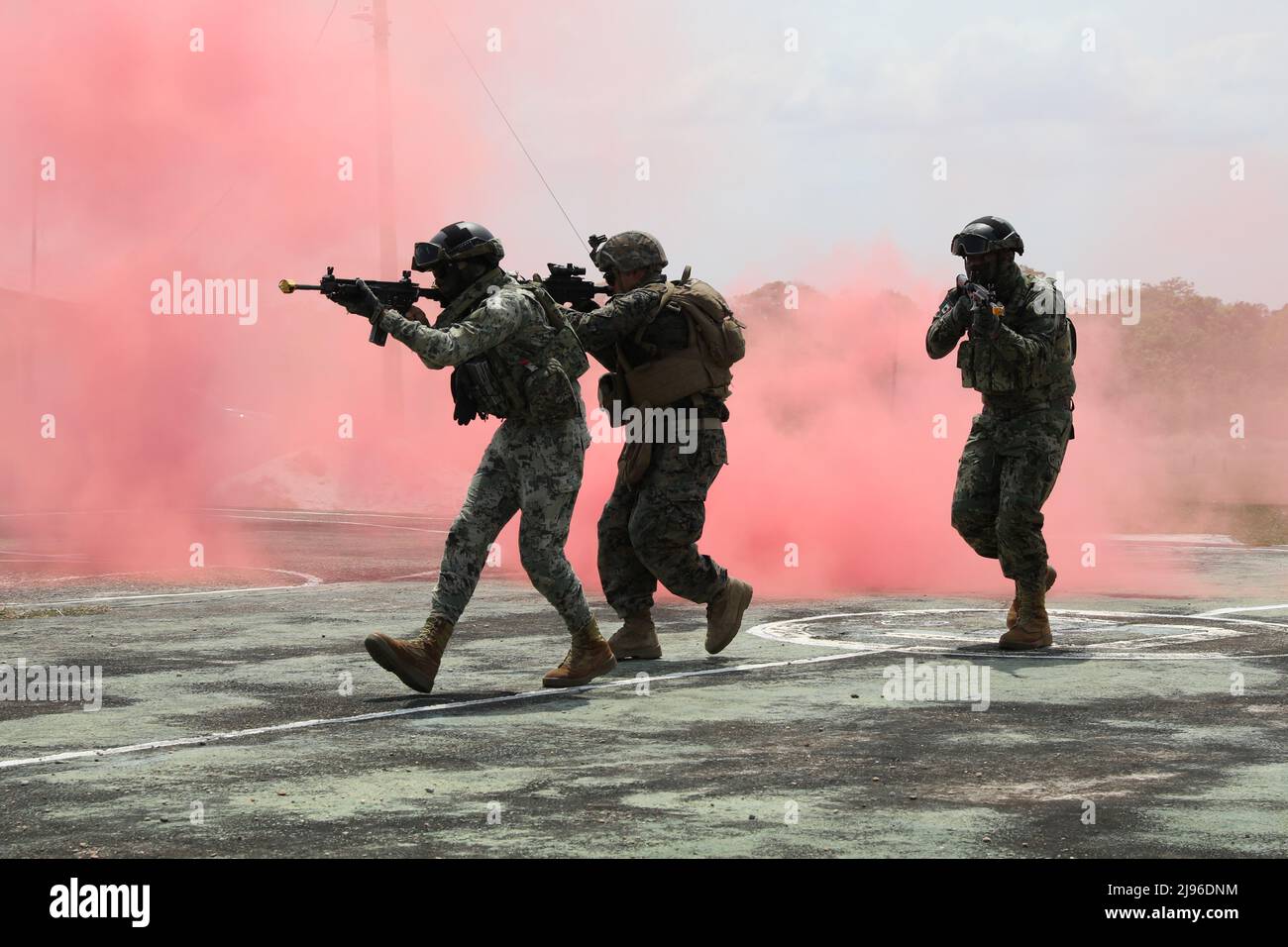 Belize Defense Force, Meixcan Marines, and US Marines conduct ...