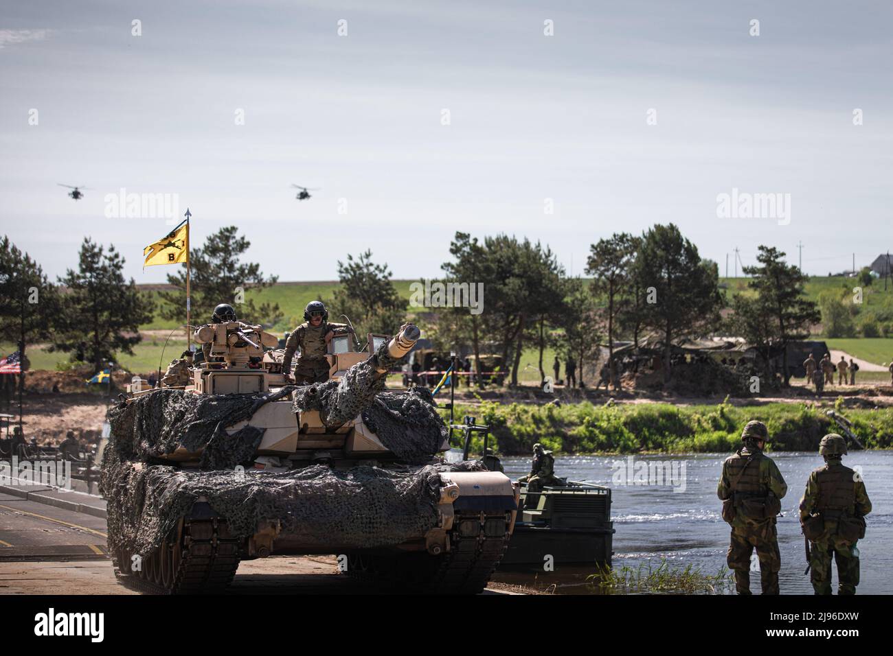 U.S. Soldiers and NATO allies complete a historic wet-gap crossing ...