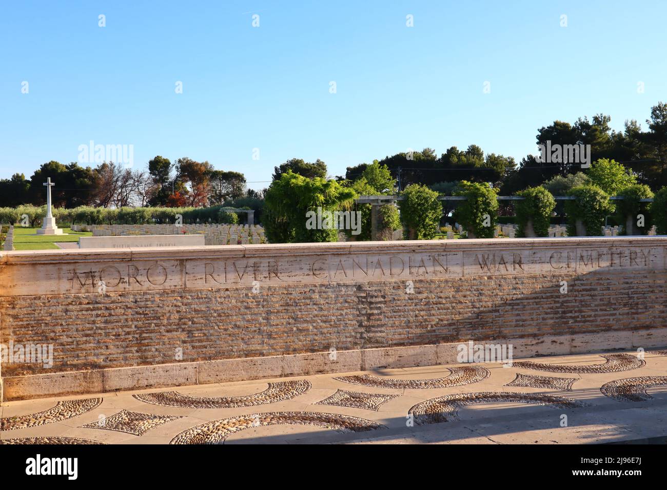 Ortona, Italy – Moro River Canadian War Cemetery. Soldiers who are ...