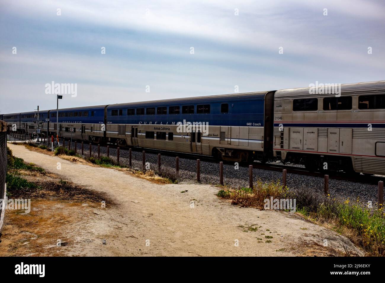 Amtrak coastal train stock photos hi-res stock photography and images ...