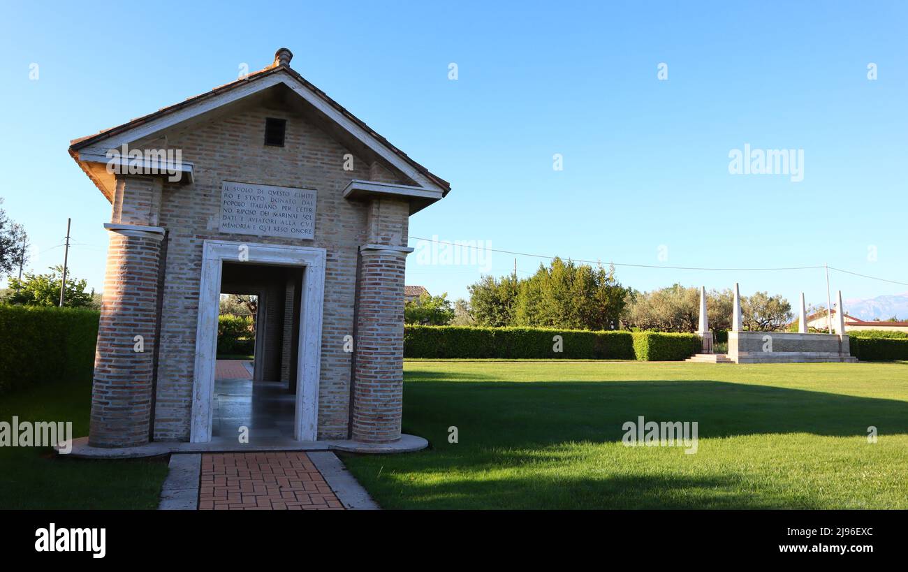Ortona, Italy – Moro River Canadian War Cemetery. Soldiers who are ...