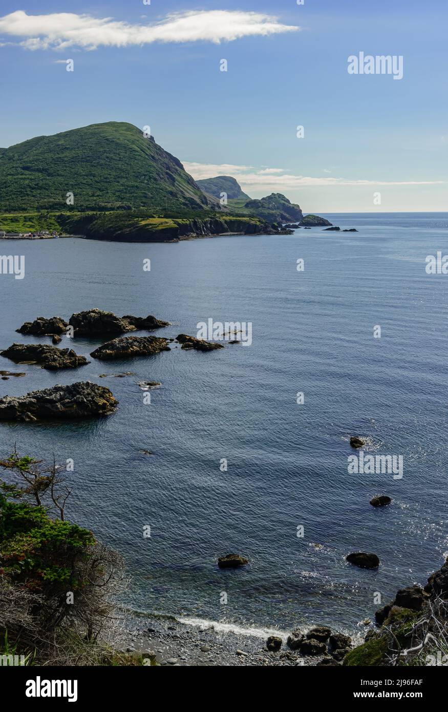 Newfoundland's rugged Atlantic Coastline Stock Photo - Alamy