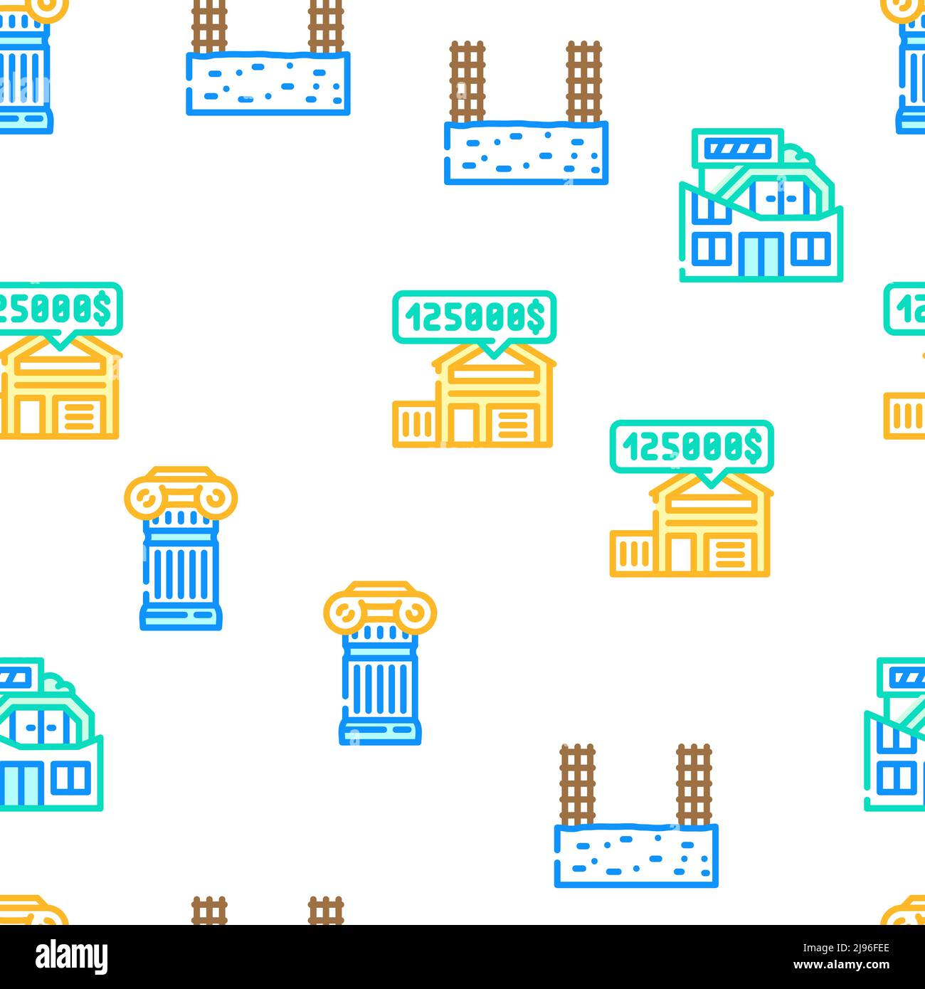 Architect Professional Occupation Icons Set Vector Stock Vector Image ...