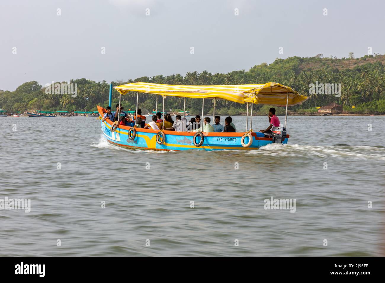 Boating on karli river india hi-res stock photography and images - Alamy