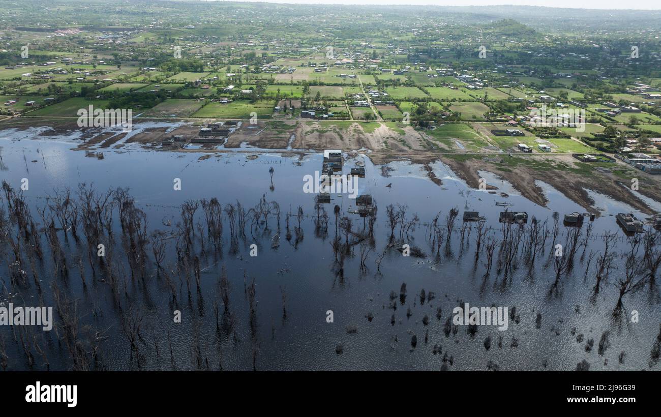 Nakuru, Kenya. 16th May, 2022. (EDITORS NOTE: Image taken with drone ...