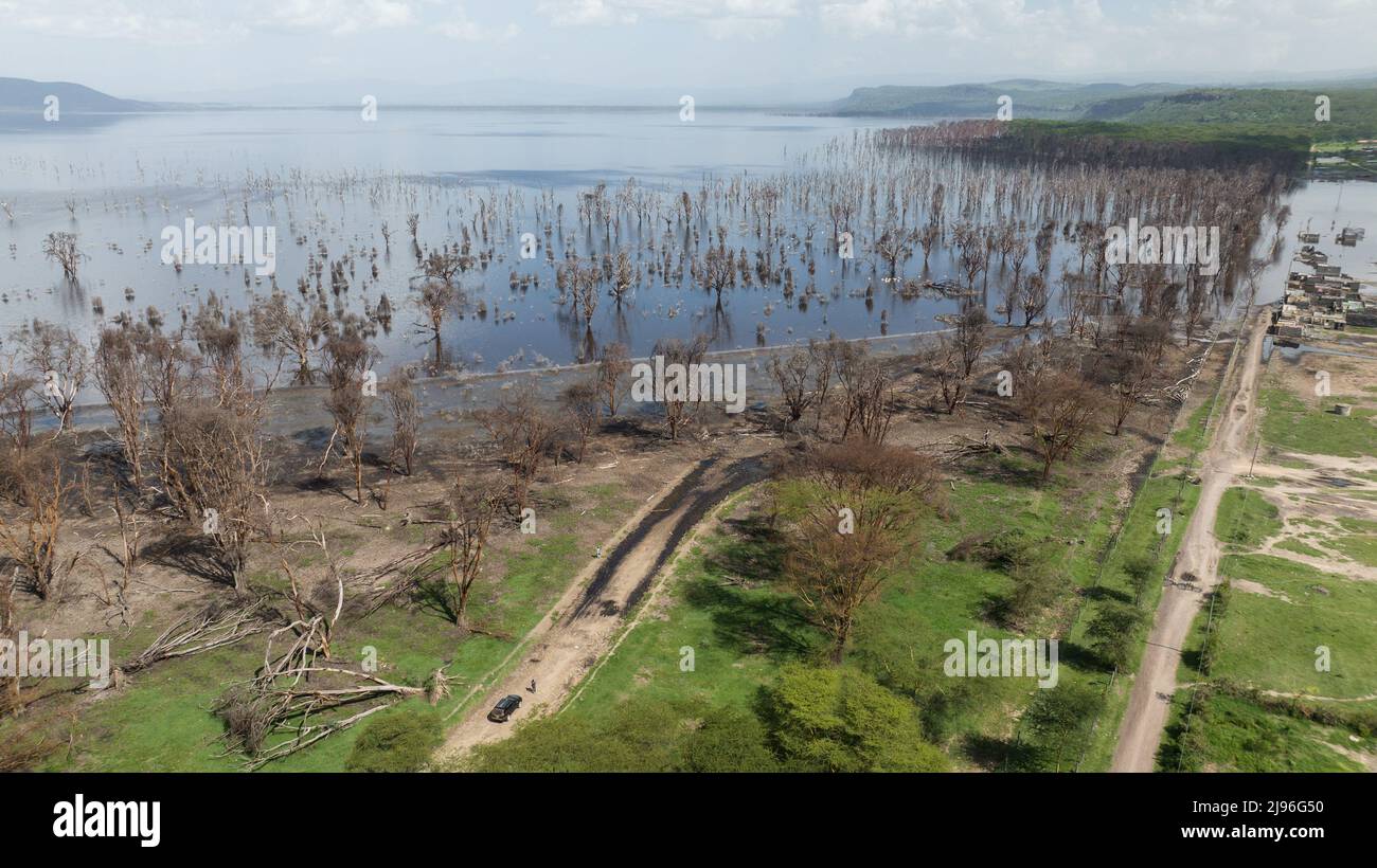 Nakuru, Kenya. 16th May, 2022. (EDITORS NOTE: Image taken with drone ...