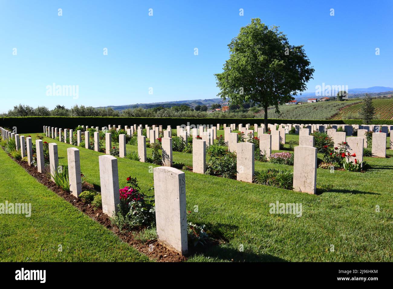 Torino di Sangro, Italy - Sangro River War Cemetery. British and ...