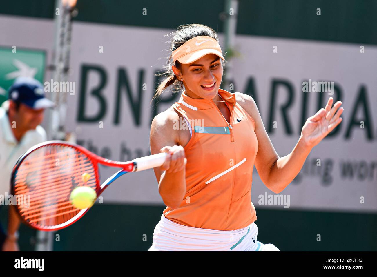 Anastasia Gasanova of Russia during the French Open (Roland-Garros ...