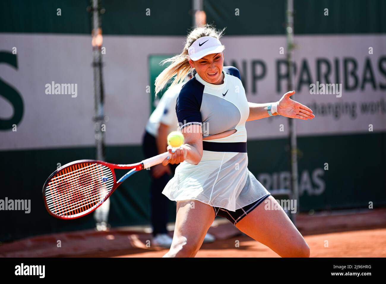 Donna Vekic of Croatia during the French Open (Roland-Garros) 2022 ...