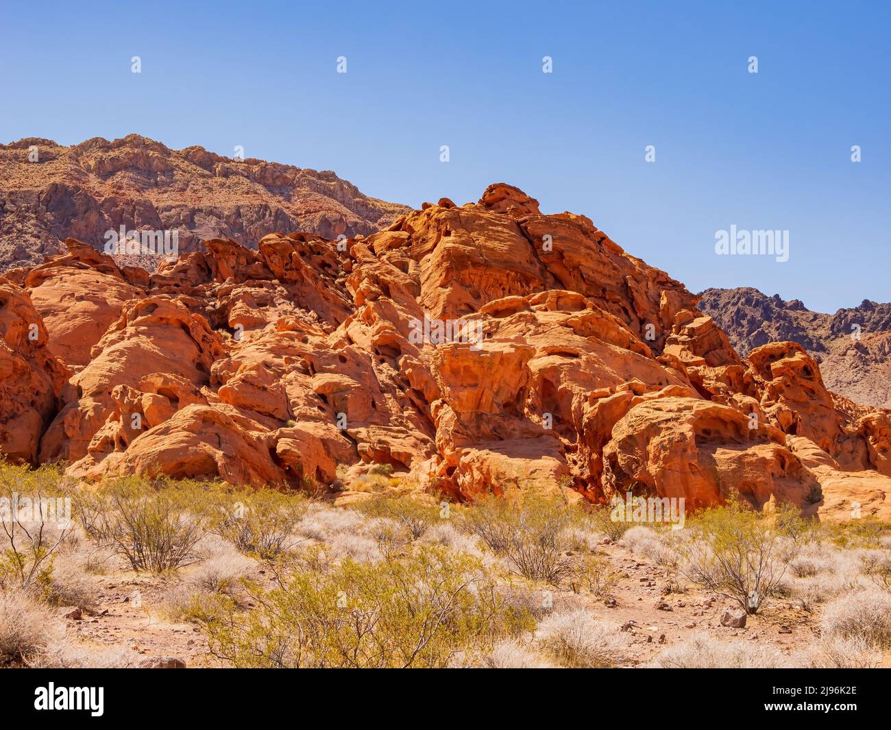 Sunny view of the landscape of Redstone Park at Nevada Stock Photo - Alamy