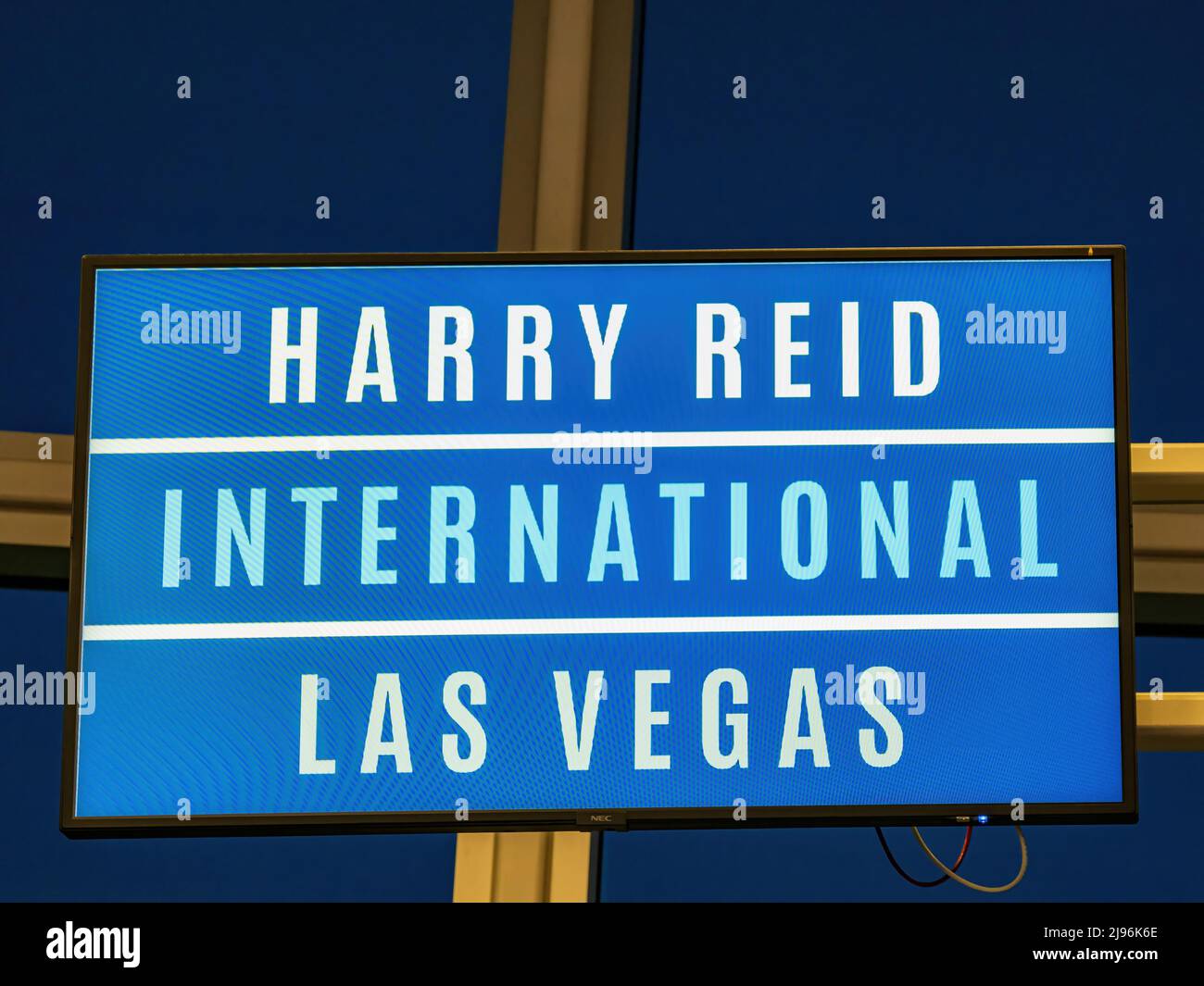 Harry reid airport sign hi-res stock photography and images - Alamy