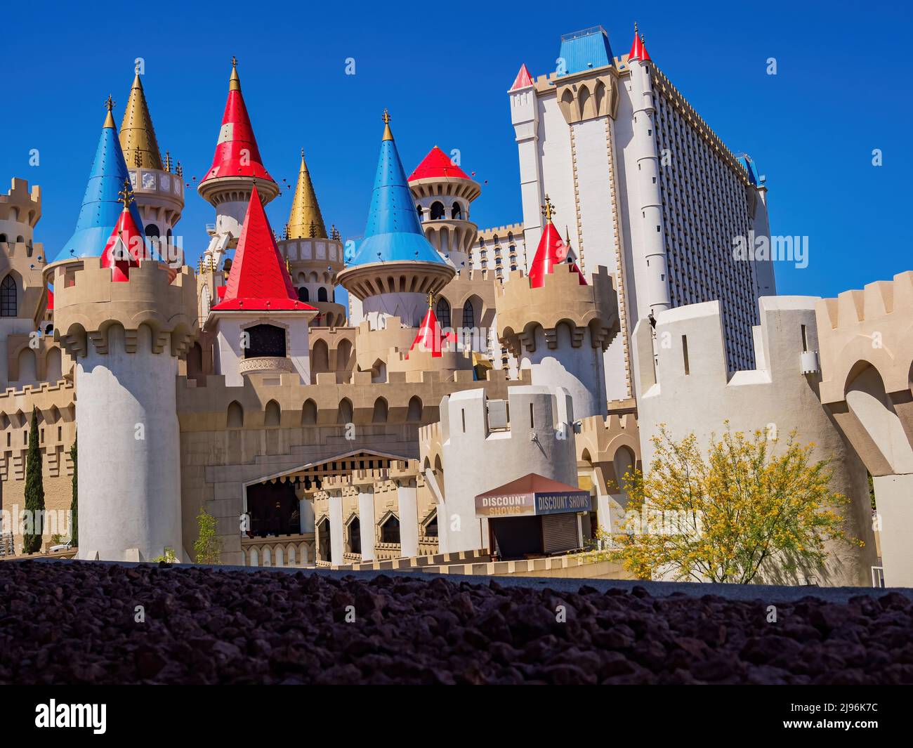 Exterior view excalibur hotel hi-res stock photography and images - Alamy