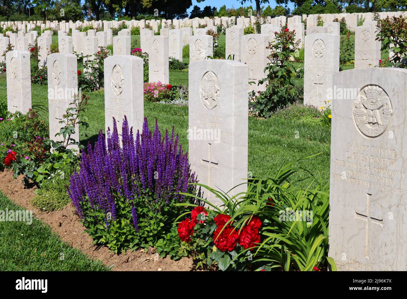 Torino di Sangro, Italy - Sangro River War Cemetery. British and ...
