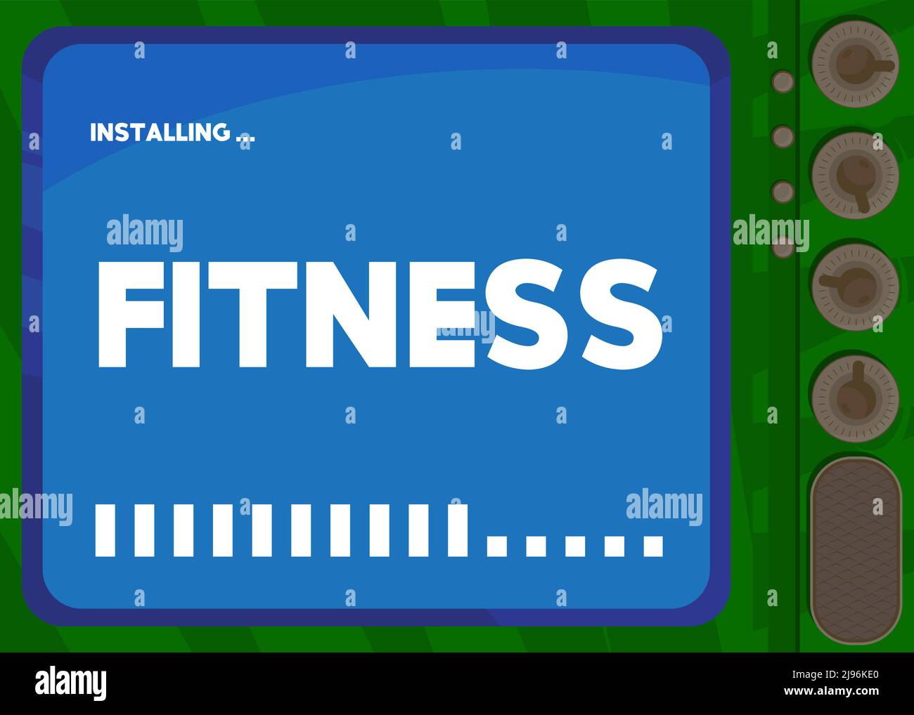 Cartoon computer running hi-res stock photography and images - Alamy