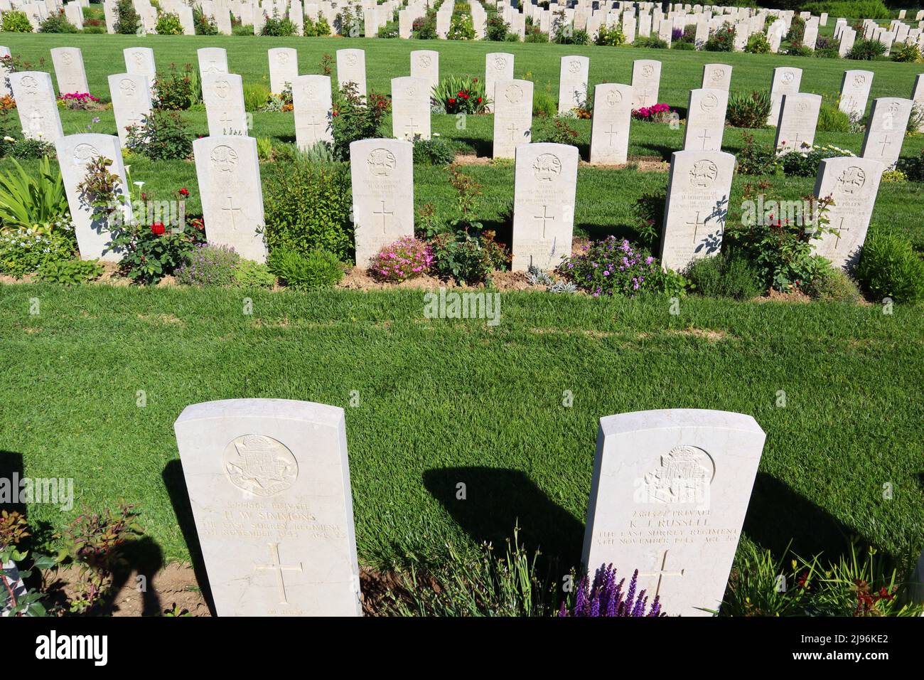 Sangro river war cemetery hi-res stock photography and images - Alamy