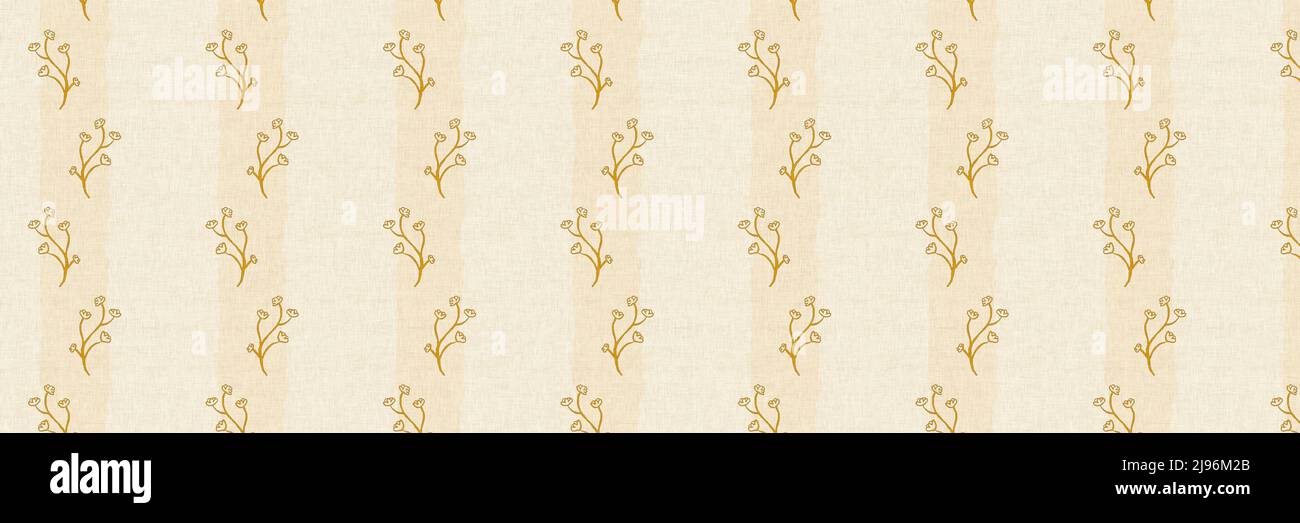 Gender neutral foliage leaf seamless raster border. Simple whimsical 2 ...