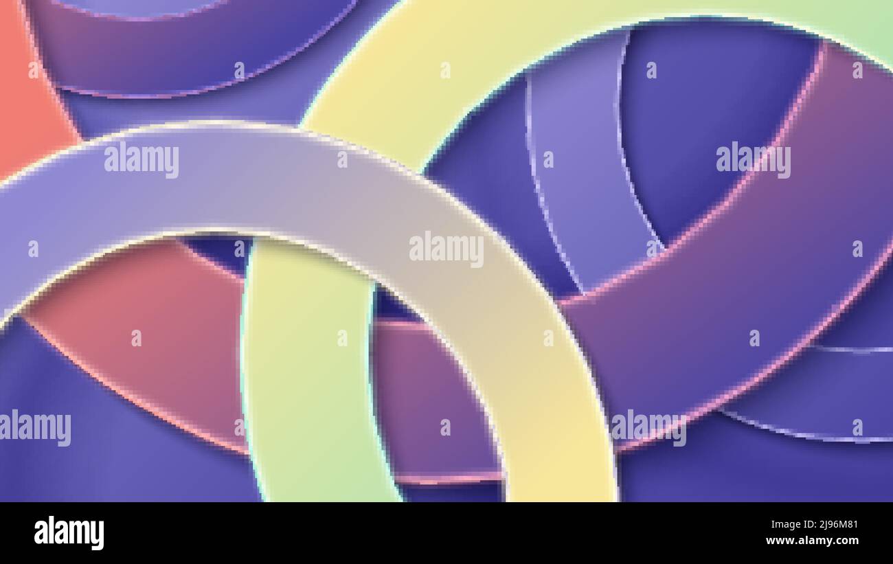 Abstract circles border lines overlapping layer pattern background ...