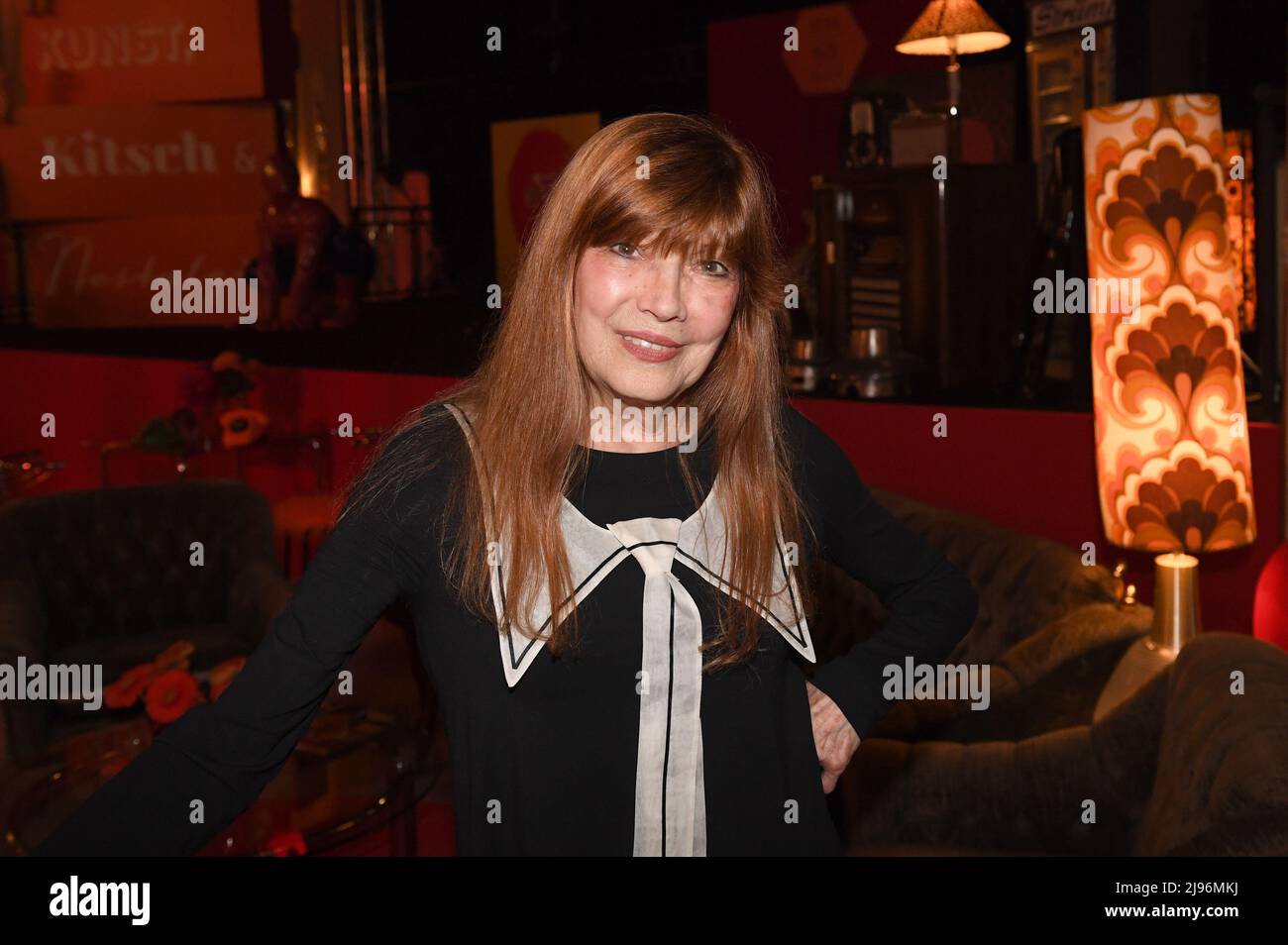 Munich, Germany. 20th May, 2022. Singer Katja Ebstein celebrates at ...