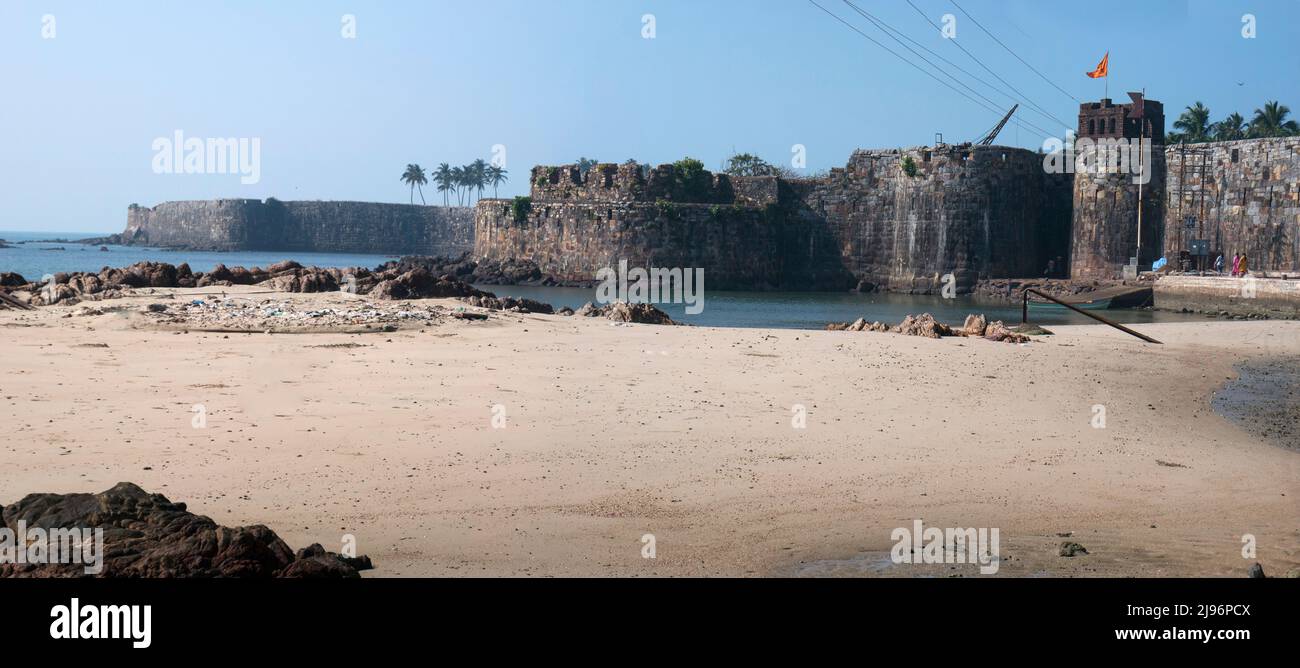 Sindhudurg Fort is a historical fort that occupies an island in the ...