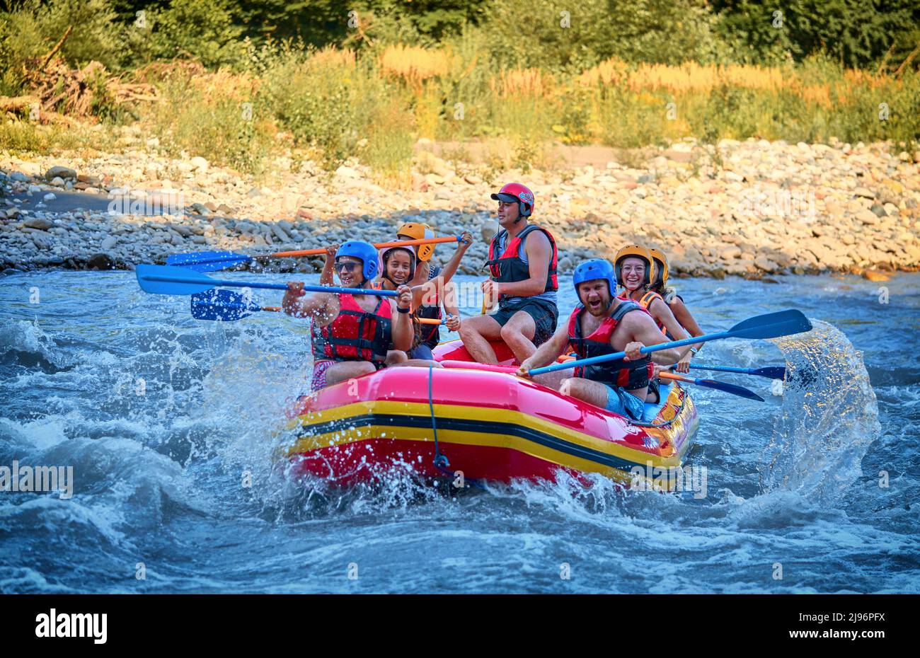 Raft canoe hi-res stock photography and images - Alamy