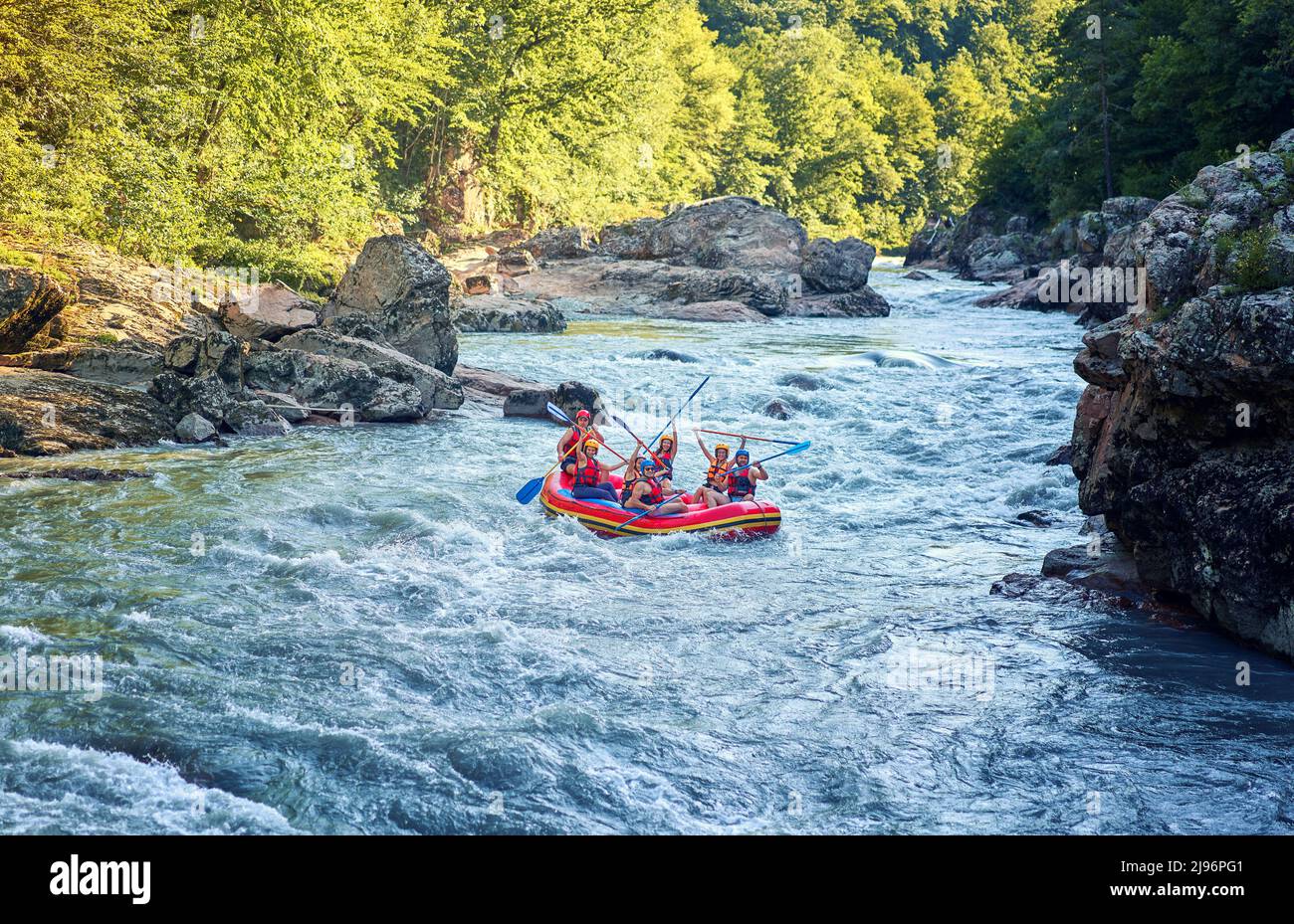 Raft canoe hi-res stock photography and images - Alamy