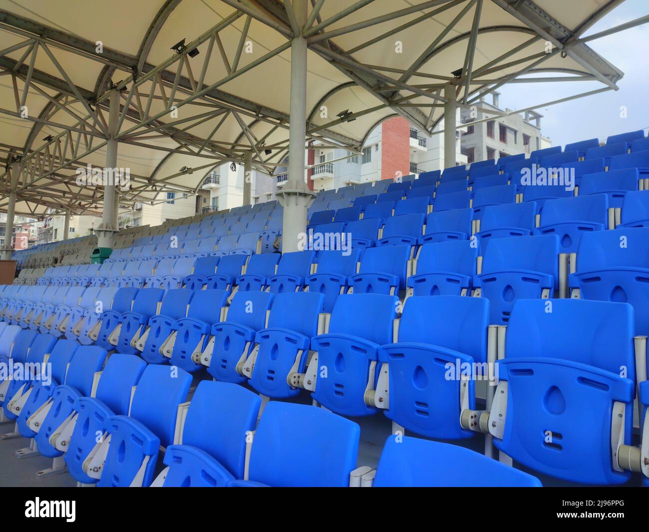 Empty football stadium seats hi-res stock photography and images - Alamy